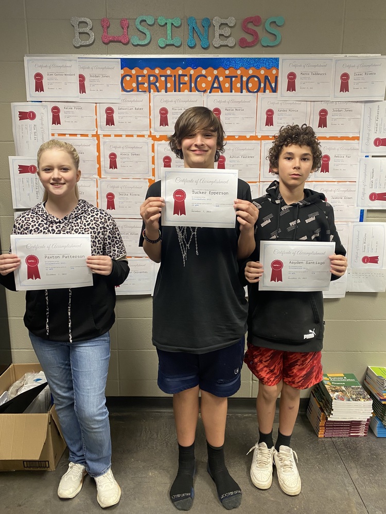 Congratulations Paxton Patterson, Tucker Epperson, & Aayden Santiago ...